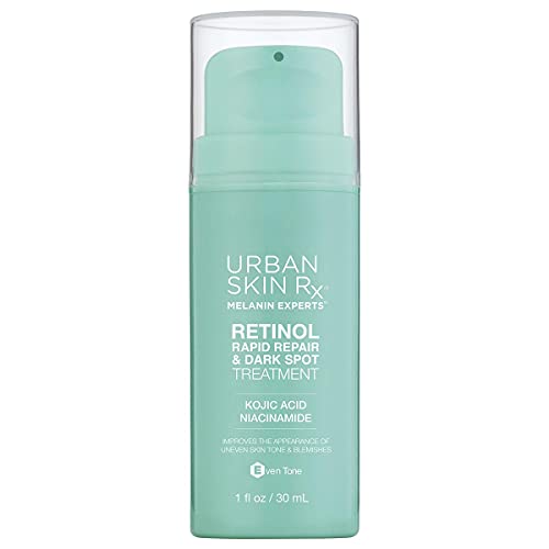 Urban Skin Rx® Retinol Rapid Repair and Dark Spot Treatment | Fast-Absorbing, Fragrance-Free Treatment Targets Hyperpigmentation, Fine Lines, and Blemishes, Formulated with Niacinamide | 1.0 Fl Oz