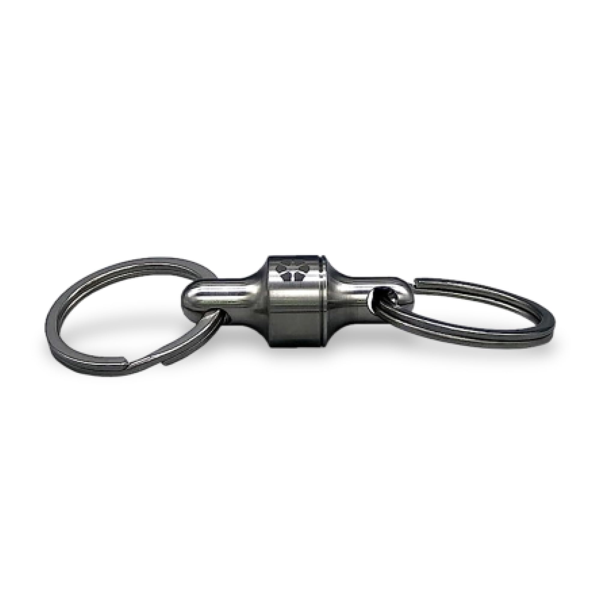 PROMETHEUS LIGHTS: Kappa Quick Release Keychain, Detachable Keychain That Holds up to 10 lbs, Easy, Secure and Stylish Pull Apart Keychain (Titanium)