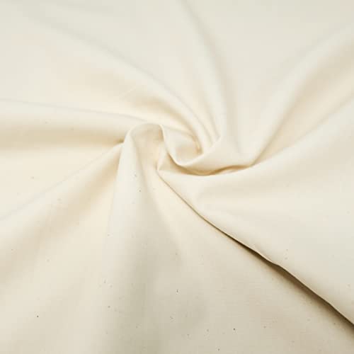 Roc-Lon 107/108 100% Cotton Unbleached Ava-Lon Permanent Press, Cut by Yard,Off-White