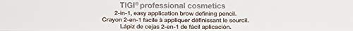 TIGI Cosmetics Brow Defining Pencil, Brunette, 0.038 Ounce
