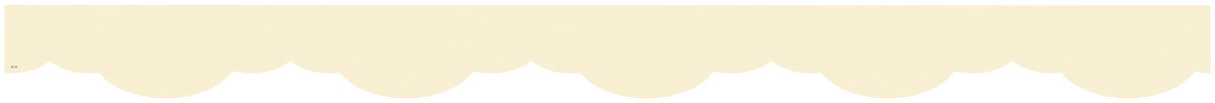 Teacher Created Resources Creme Brulee Fancy Scallops Border Trim