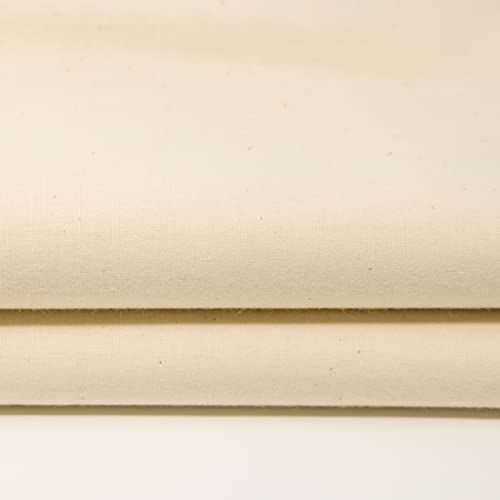 Roc-Lon 36/38 100% Cotton Unbleached Premium Quality Muslin, Cut by Yard, Off-White