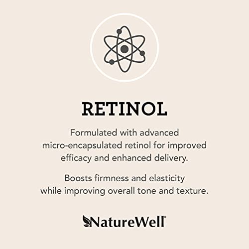 NATURE WELL Clinical Retinol Advanced Moisture Cream for Face, Body, & Hands, Boosts Skin Firmness, Enhances Skin Tone, No Greasy Residue, Includes Pump, 16 Oz