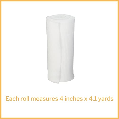 McKesson Conforming Stretch Gauze Bandages, Non-Sterile, 4 in x 4 1/10 yds, 12 Count