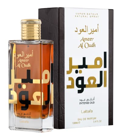Lattafa Perfumes Collection |Ameer Al Oud Intense Oud & Ameer Al Oudh |EDP-100ML-3.4Oz| Woody, Sweet Oud, Bukhoor |Oriental Perfum. (xtra value pack)