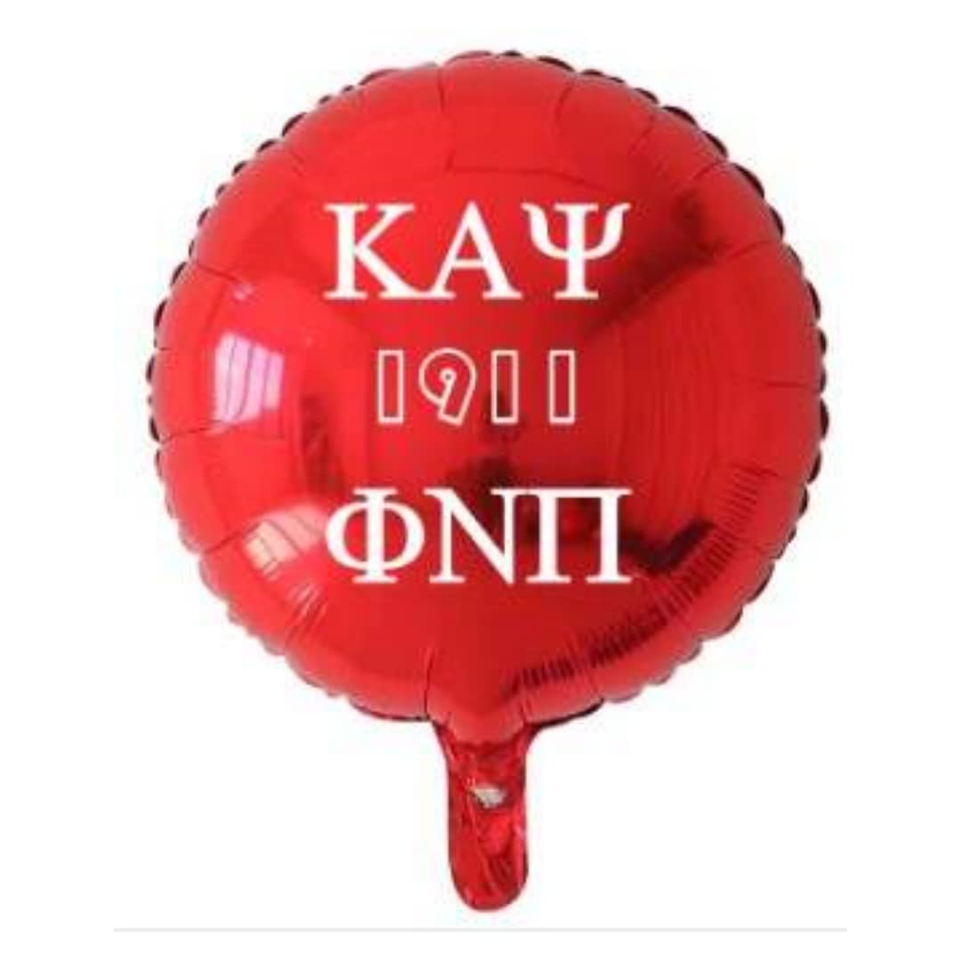 Kappa Alpha Psi, Nupe Mylar/Foil Balloons (10/pack), White