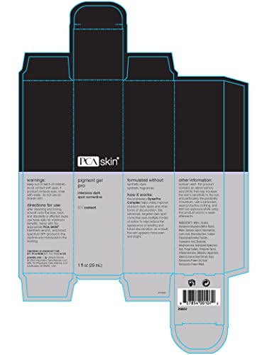 PCA SKIN Hydroquinone-Free Pigment Gel Face Serum - Spot Treatment Facial Corrector with Kojic & Lactic Acid for Brightening Dark Spots & Hyperpigmentation 1 fl oz (Pack of 1)