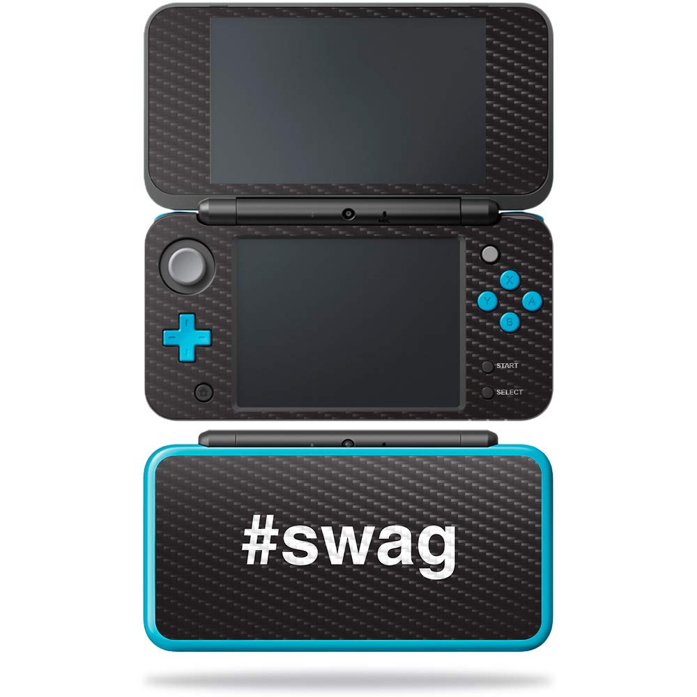MightySkins Carbon Fiber Skin for Nintendo New 2DS XL - Kappa Delta Camo | Protective, Durable Textured Carbon Fiber Finish | Easy to Apply, Remove, and Change Styles | Made in The USA