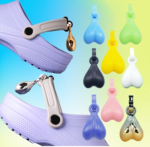 YIPUKIYI Shoe Nuts Shoe charms 2 Pack Shoe Balls, Noticeable Shoe Accessories, Decorative Shoe Charms for Shoe Buckles (SILVER)