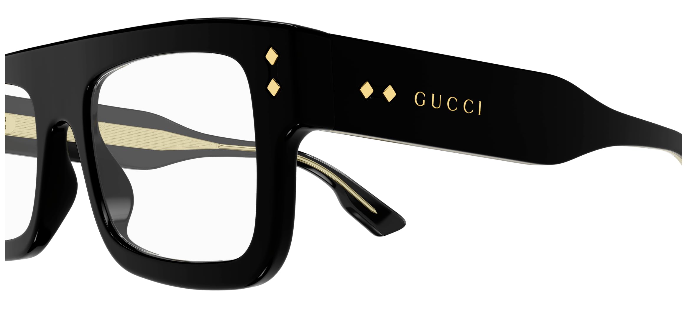 Gucci GG1085O Rectangular Shape Black Eyeglasses