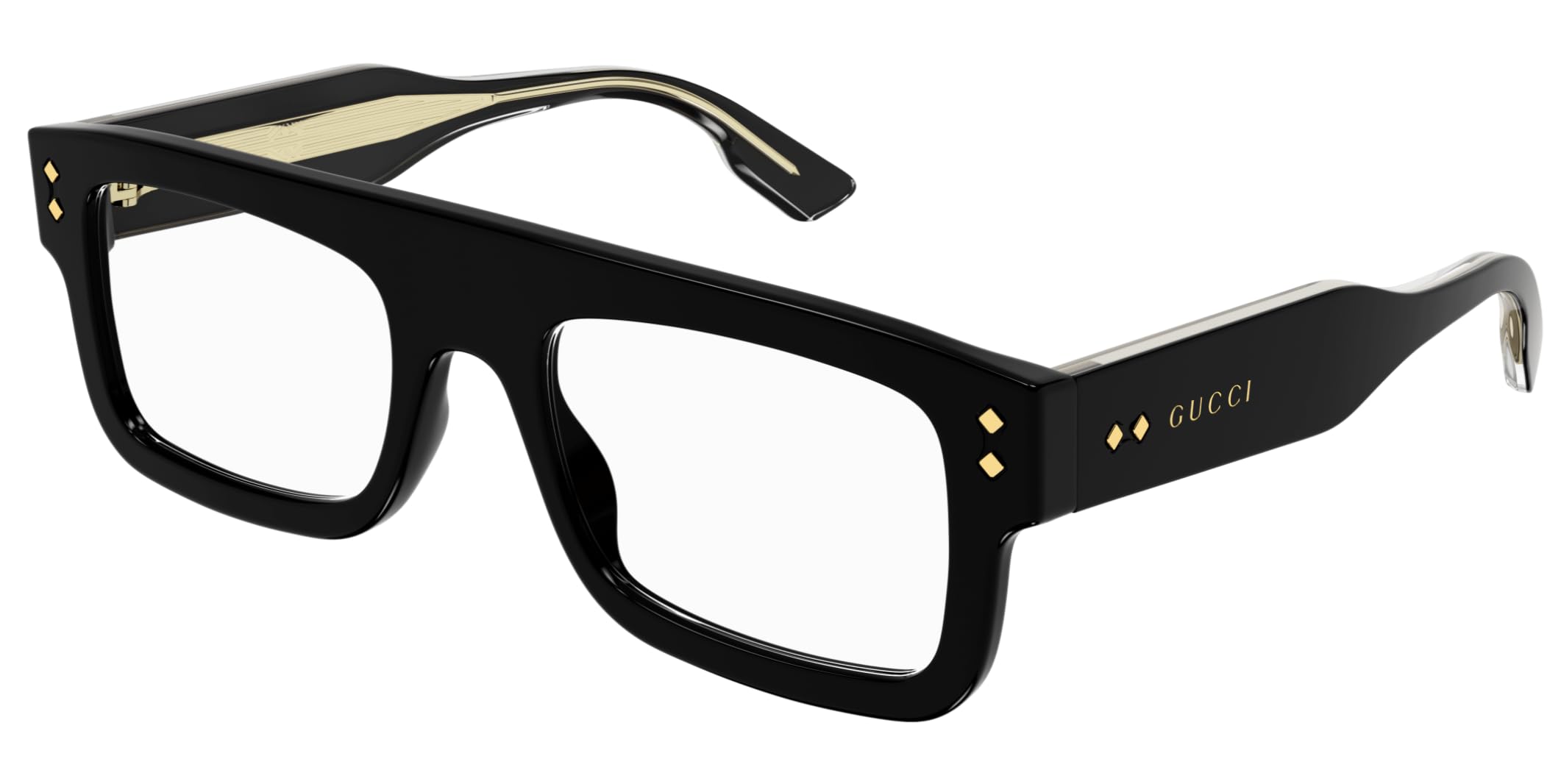 Gucci GG1085O Rectangular Shape Black Eyeglasses