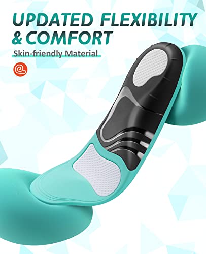 TANSTC High Arch Support Insoles for Shoes - Reduce Foot Pain, Improve Balance, and Provide Shock Absorption