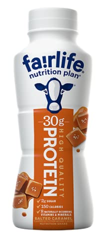 Fairlife Nutrition Plan Chocolate and Caramel Shake Grab and Go Combo Pack 30g Protein Low Sugar Supplement Meal Replacement Ready To Drink - 11.4 Oz (2 Count)