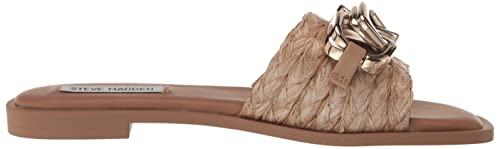 Steve Madden Women's Gene Sandal, Raffia, 7.5