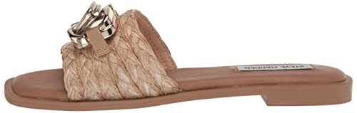 Steve Madden Women's Gene Sandal, Raffia, 7.5