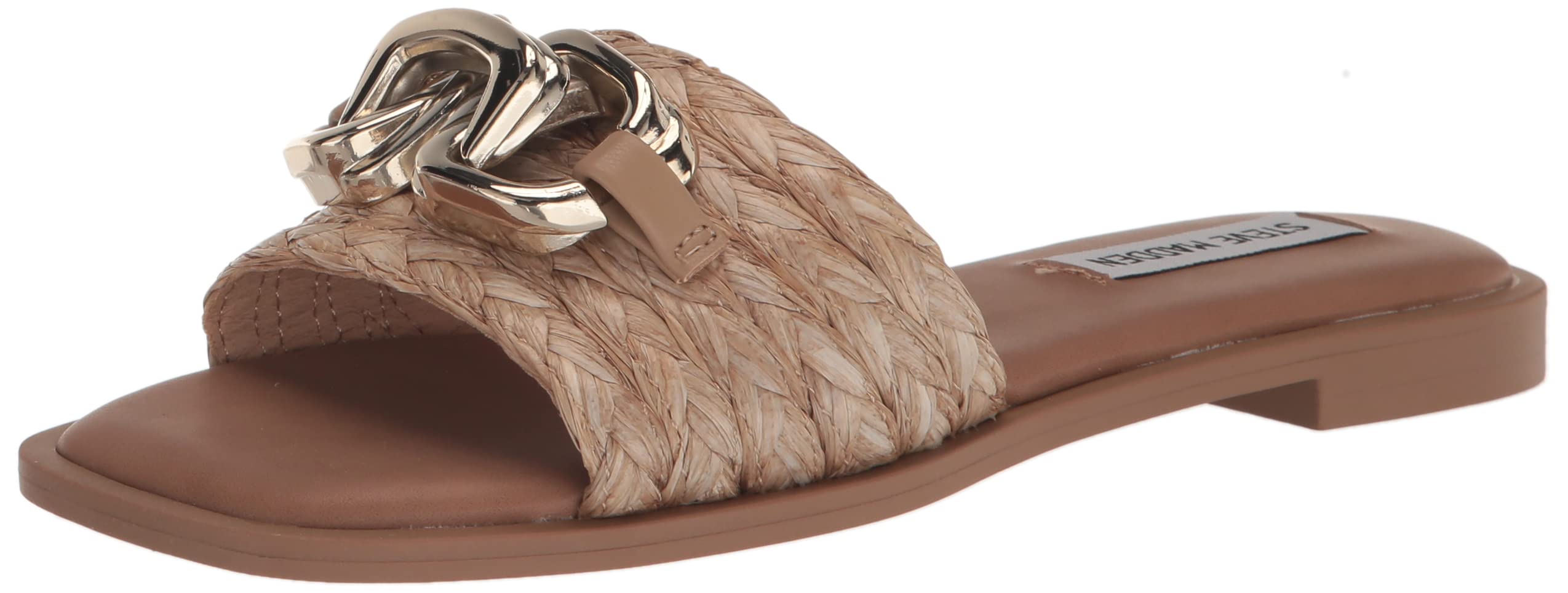 Steve Madden Women's Gene Sandal, Raffia, 7.5