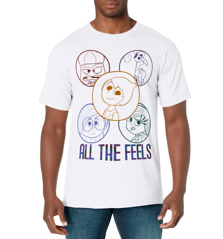 Disney Pixar Inside Out All The Feels Group Shot T-Shirt T-Shirt