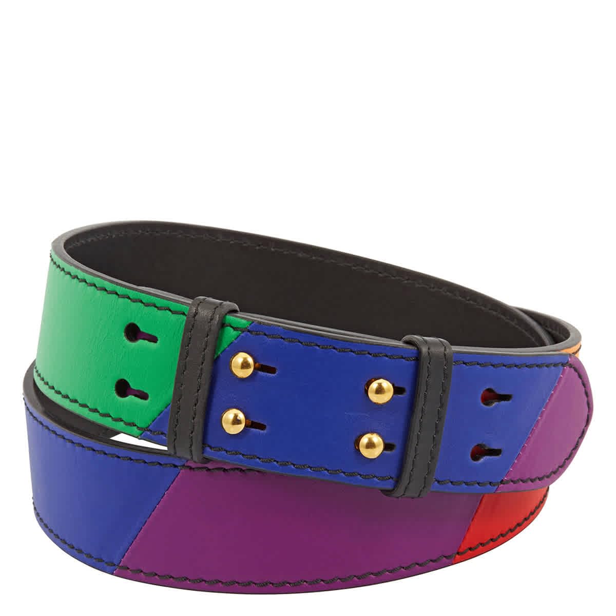 Burberry Rainbow Leather Handbag Belt Strap