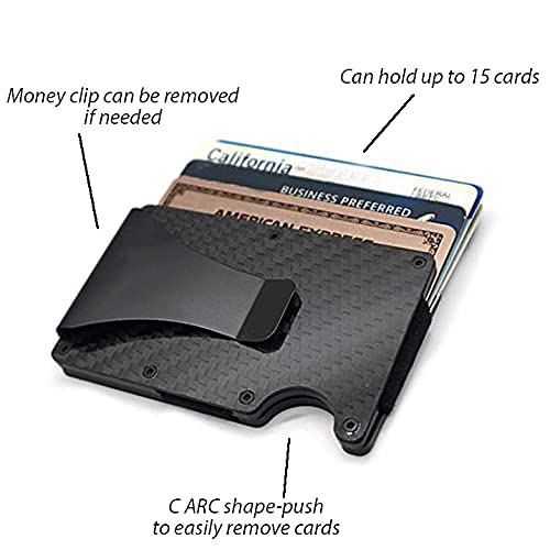 greeklife.store Kappa Sigma Fraternity’s Premium Stainless Steel Money Clip Wallet with RFID Blocking Technology, Rich Storage Front Pocket Credit Card Holder (Kappa Sigma)
