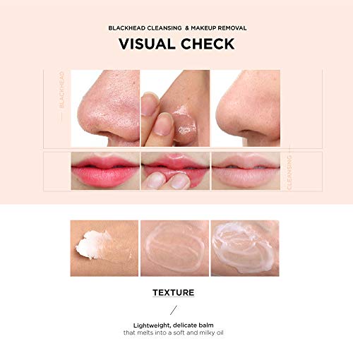Hanskin AHA Pore Cleansing Balm, Alpha Hydroxy Acid, Exfoliating, Gentle Blackhead Cleanser and Makeup Remover Balm [80g]
