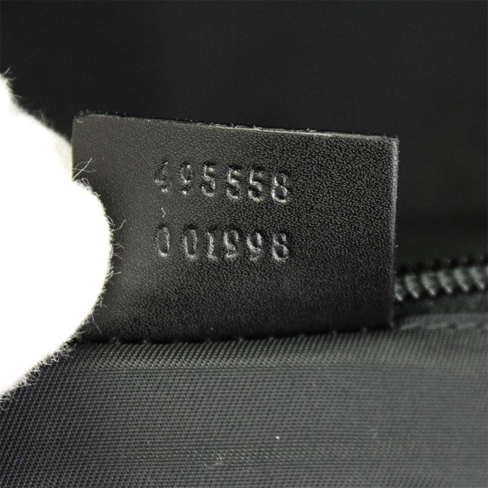 Gucci Shelly Black Nylon Backpack 495558