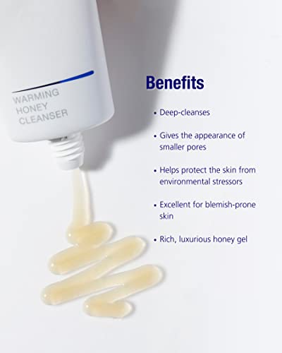 iS CLINICAL Luxurious Warming Honey Face Cleanser, Hydrating Facial Cleanser formulated with pure honey