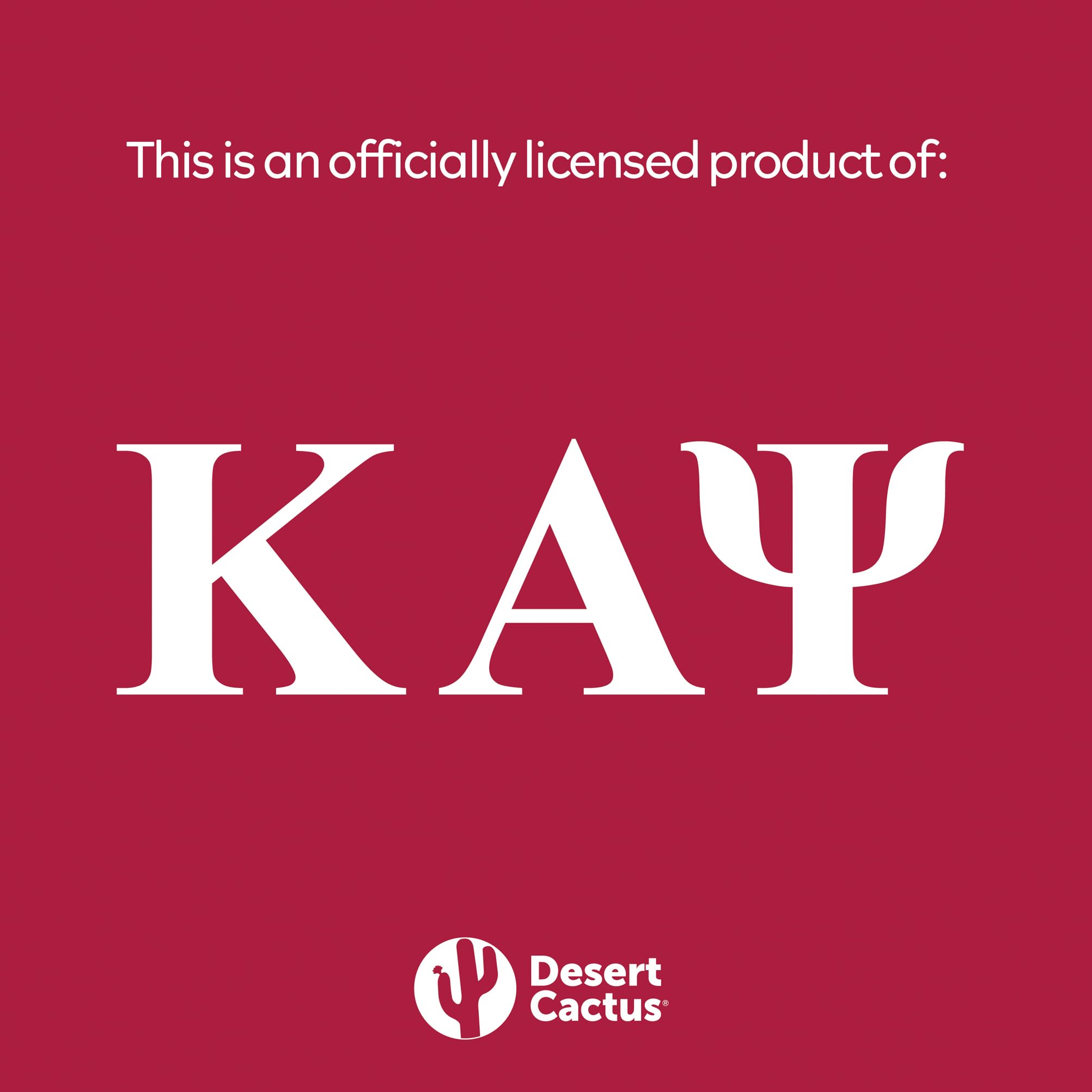 Desert Cactus Kappa Alpha Psi Fraternity Cufflinks Greek Formal Wear Nupe (Cufflink - Jewel Crest)