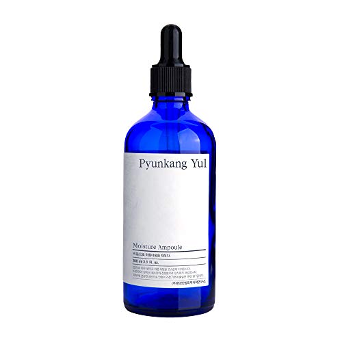 PYUNKANG YUL Moisture Ampoule - Korean Serum for Face - Making Moisture Barrier Maintaining the Skin Moisturized - Rapid Soothing Daily Face Moisturizer for Oily and Combination Skin Types - 3.4 Fl Oz