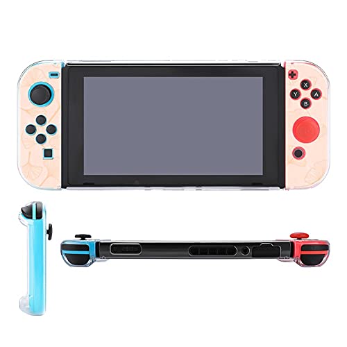 ERFGT Gin-Kgo Pat-Tern Case for Nintendo Switch with Screen Protector Slim Anti-Scratch Anti-Slip Protective Case Cover for Girls and Boys