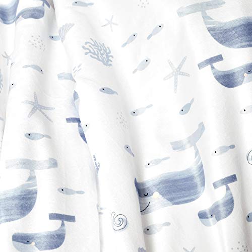 Lush Decor Baby Seaside Sherpa Blanket, Blue 30" x 40"