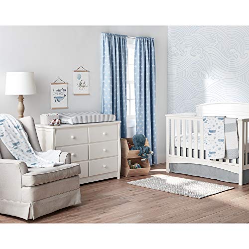 Lush Decor Baby Seaside Sherpa Blanket, Blue 30" x 40"