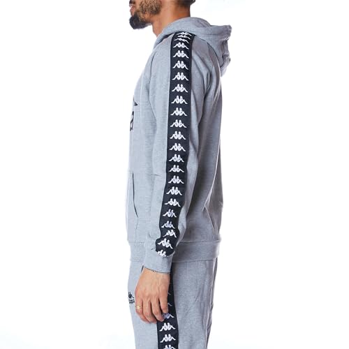 Kappa 222 Banda Hurtado-2 Grey Mid Melange/Black MD
