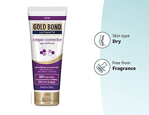 Gold Bond Ultimate Crepe Corrector 8 oz., Age Defense Smoothing Concentrate Skin Therapy Lotion