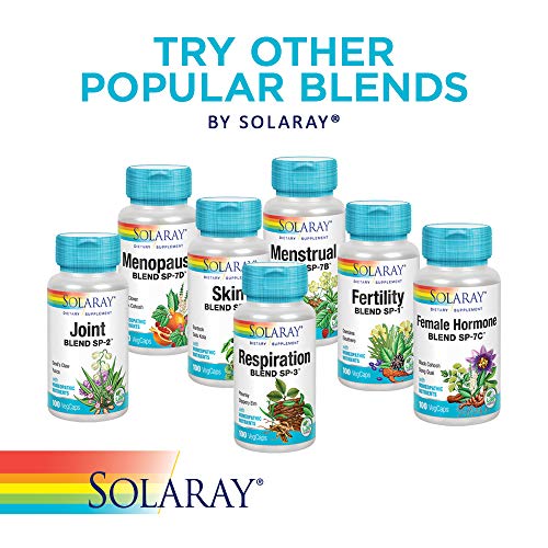 SOLARAY Kidney Blend SP-6 | Herbal Blend w/ Cell Salt Nutrients to Help Support Healthy Kidney Function | Non-GMO, Vegan (1 Pack)
