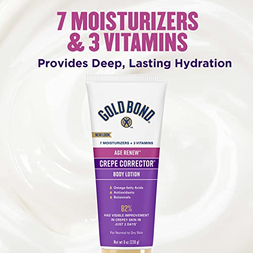 Gold Bond Ultimate Crepe Corrector 8 oz., Age Defense Smoothing Concentrate Skin Therapy Lotion
