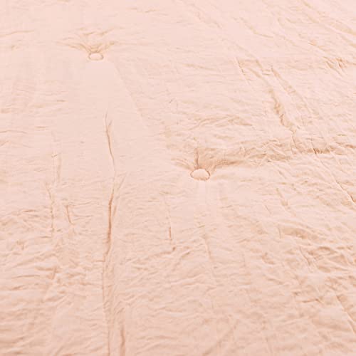 Lush Decor Baby Round Ruffle Play Mat Single 36" Diameter, Blush