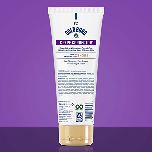 Gold Bond Ultimate Crepe Corrector 8 oz., Age Defense Smoothing Concentrate Skin Therapy Lotion