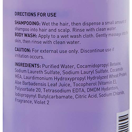 McKesson Tearless Shampoo and Body Wash with Aloe and Vitamin E, Lavender Scent, 12 oz, 1 Count