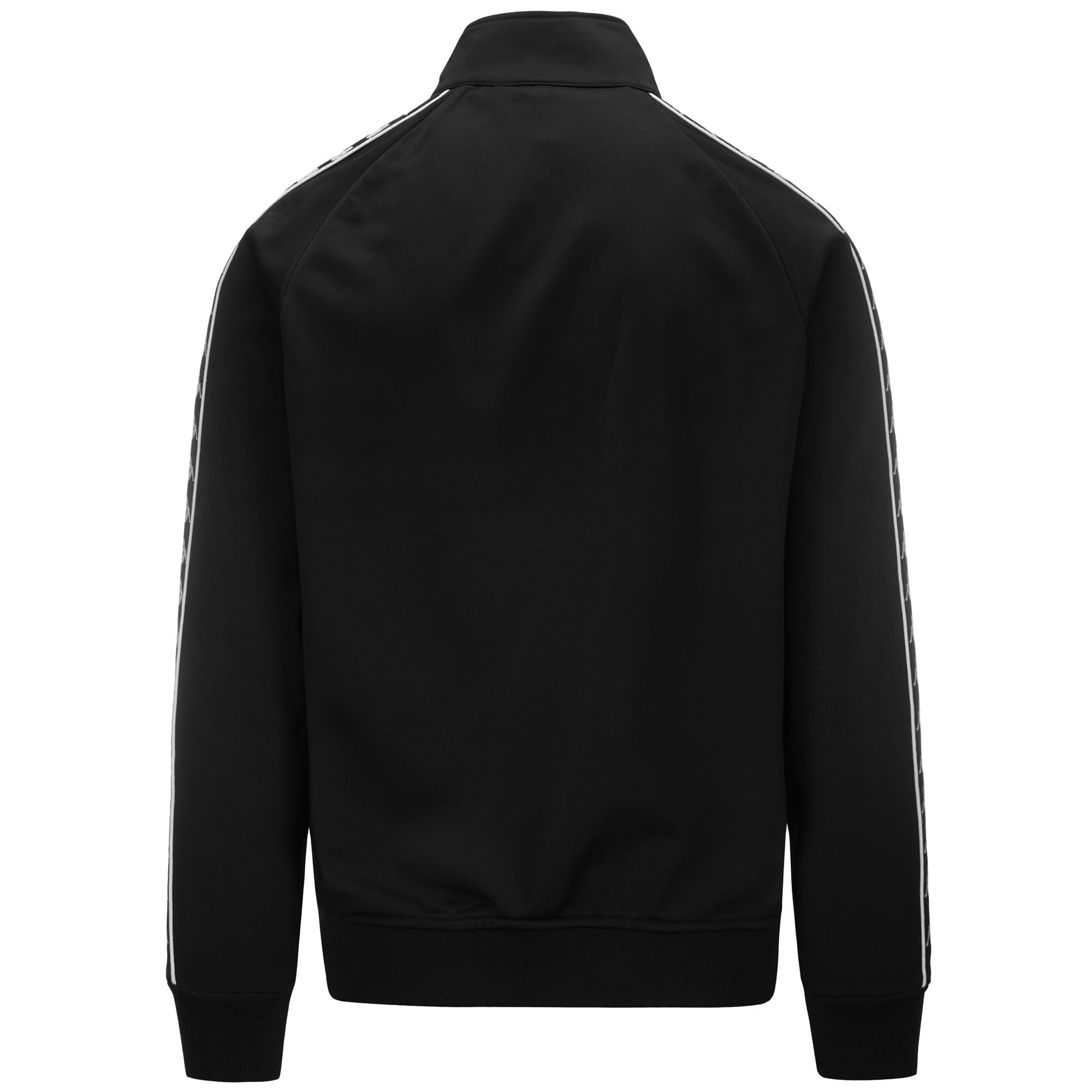 Kappa Man Sweatshirt with Zip 301EFU0 F66 Banda Anniston Slim XXL Nero/Bianco