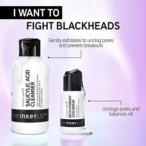 The INKEY List Beta Hydroxy Acid (BHA) Serum, Face Exfoliant for Normal, Oily or Dry Skin, Target Pores and Blackheads, 1.01 fl oz