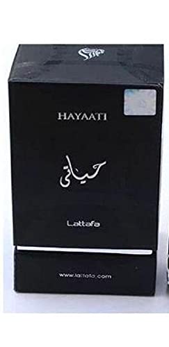 Lattafa Perfumes Premium Collection Hayaati For Men,Hayaati Gold Elixir For Women & Hayaati Makeky EDP-100ML/3.4Oz| Musk & Woody Notes. (Hayaati Men)