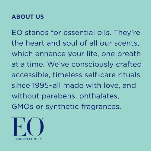 EO Shower Gel Body Wash, 16 Ounce (Pack of 2), Grapefruit and Mint, Organic Plant-Based Skin Conditioning Cleanser with Pure Essentials Oils