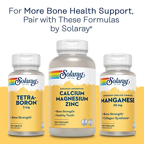 Solaray, (2 Pack) Vitamin D3 + K2, Soy Free, Capsule, 60 VegCaps