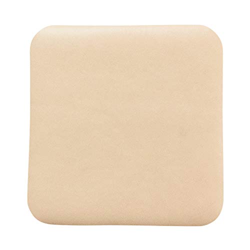 McKesson Thin Silicone Hydrocellular Foam Wound Care Dressing 3 x 3 Inches Square Adhesive Bandage, 10 Count, 1 Pack
