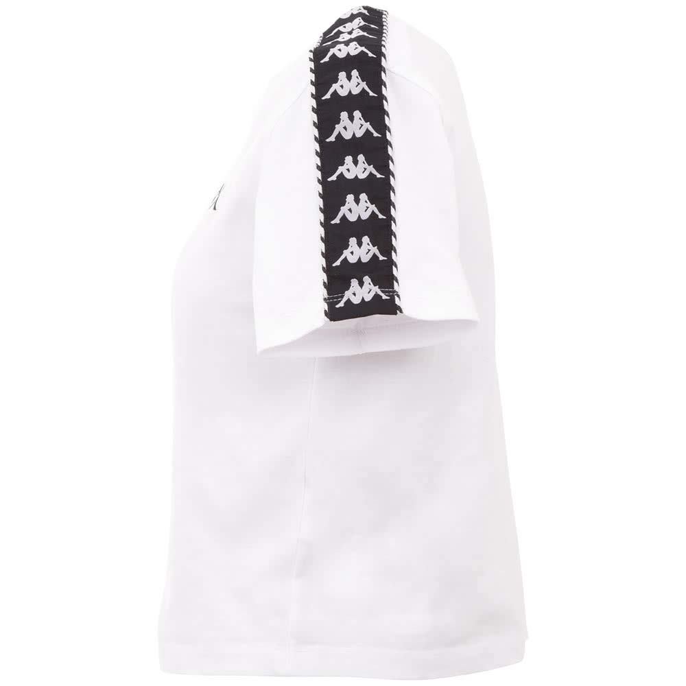 Kappa Women's Standard T-Shirt, Bright White, 21