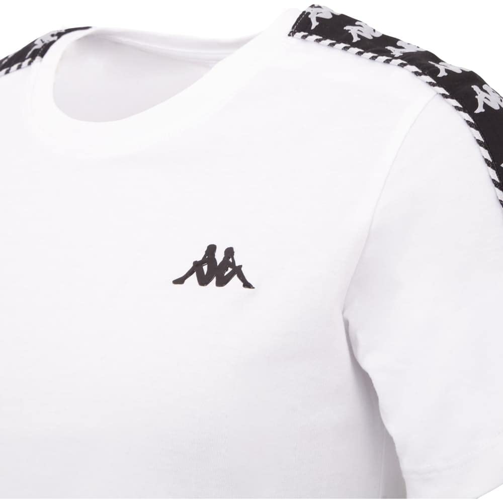 Kappa Women's Standard T-Shirt, Bright White, 21