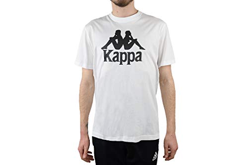 Kappa Caspar T-Shirt 303910-11-0601, Mens, Bright White, L
