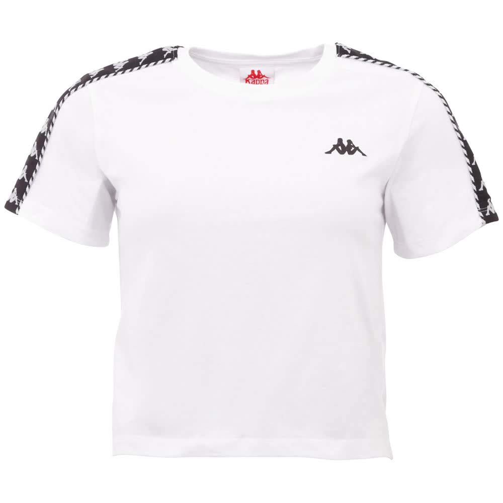 Kappa Women's Standard T-Shirt, Bright White, 21