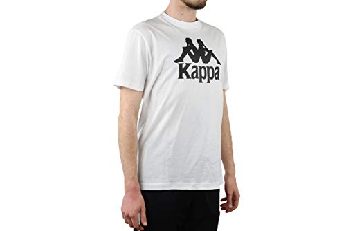 Kappa Caspar T-Shirt 303910-11-0601, Mens, Bright White, L