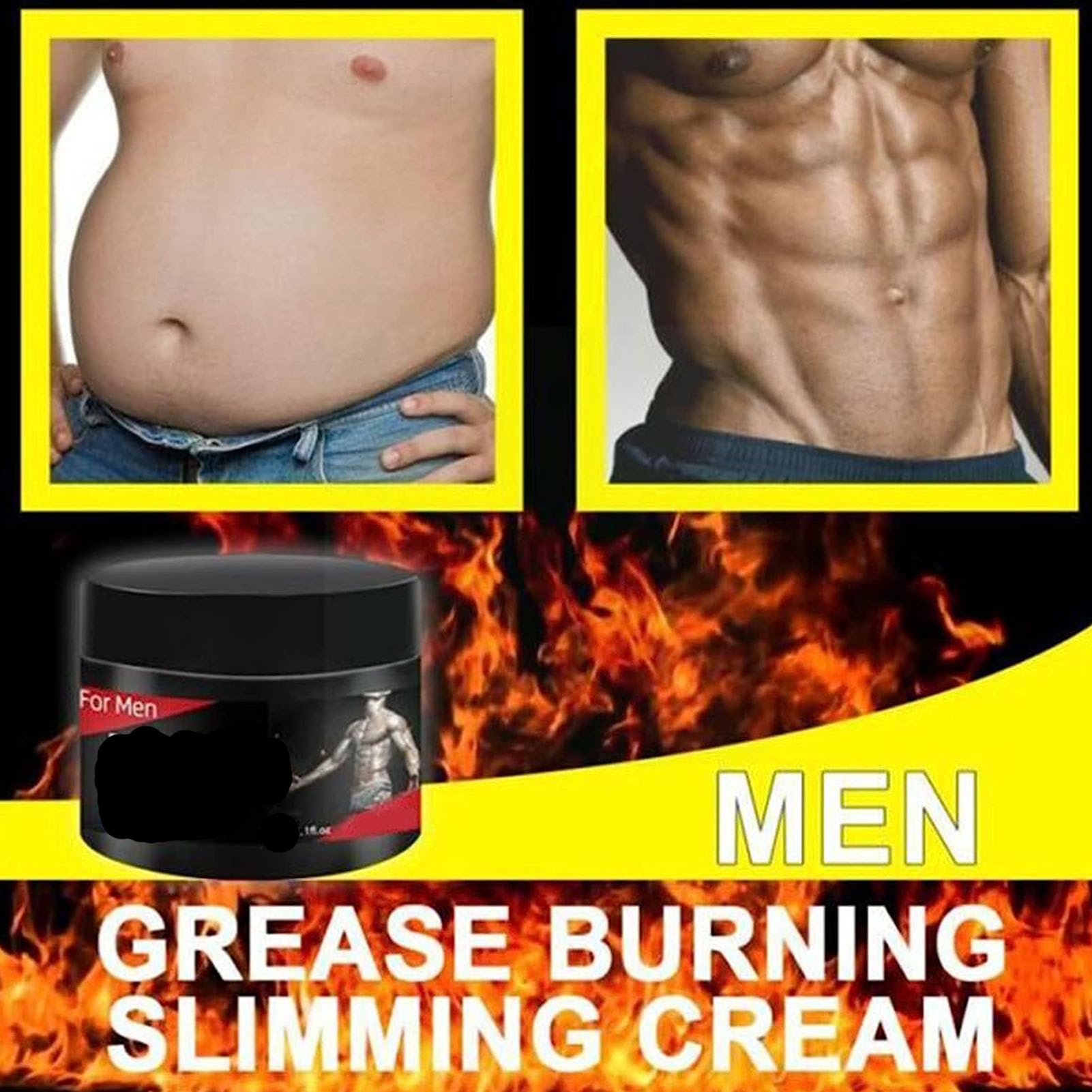 GynoCure Chest Firming Cream, Sculptique Abs Sculpting Cream, Skin Tightening Cream for Chest, Slimming and Fat Burning Cream for Men (2Pcs)